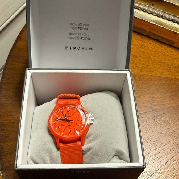 Timex | Accessories | Timex Bold Orange Watch | Poshmark